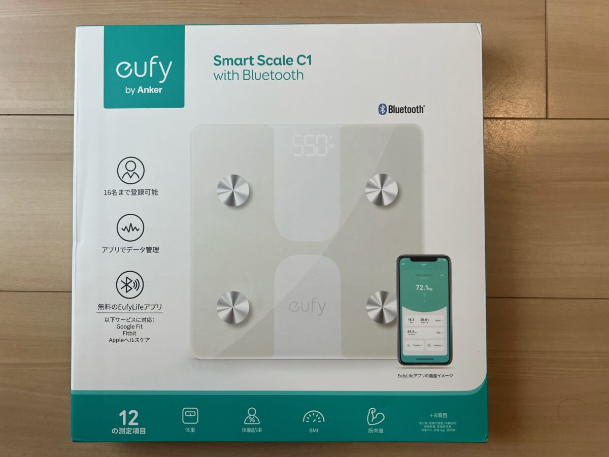体重測定の憂鬱な時間をなくすAnkerの体重計【Eufy Smart Scale C1レビュー】